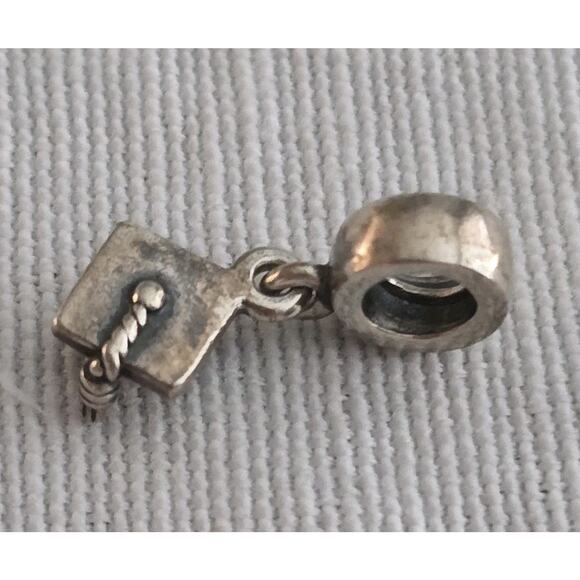 Pandora | Jewelry | Authentic Pandora 925 Silver Graduation Cap Dangle ...
